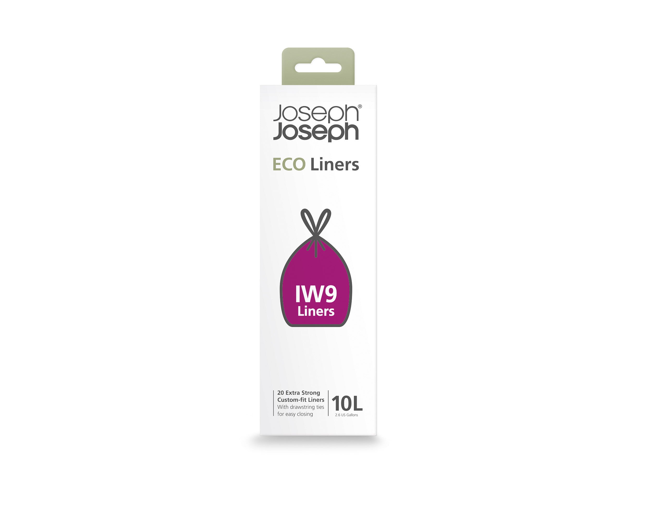 IW9 10L Custom Recycled Bin Liners Grey – Joseph Joseph South Africa